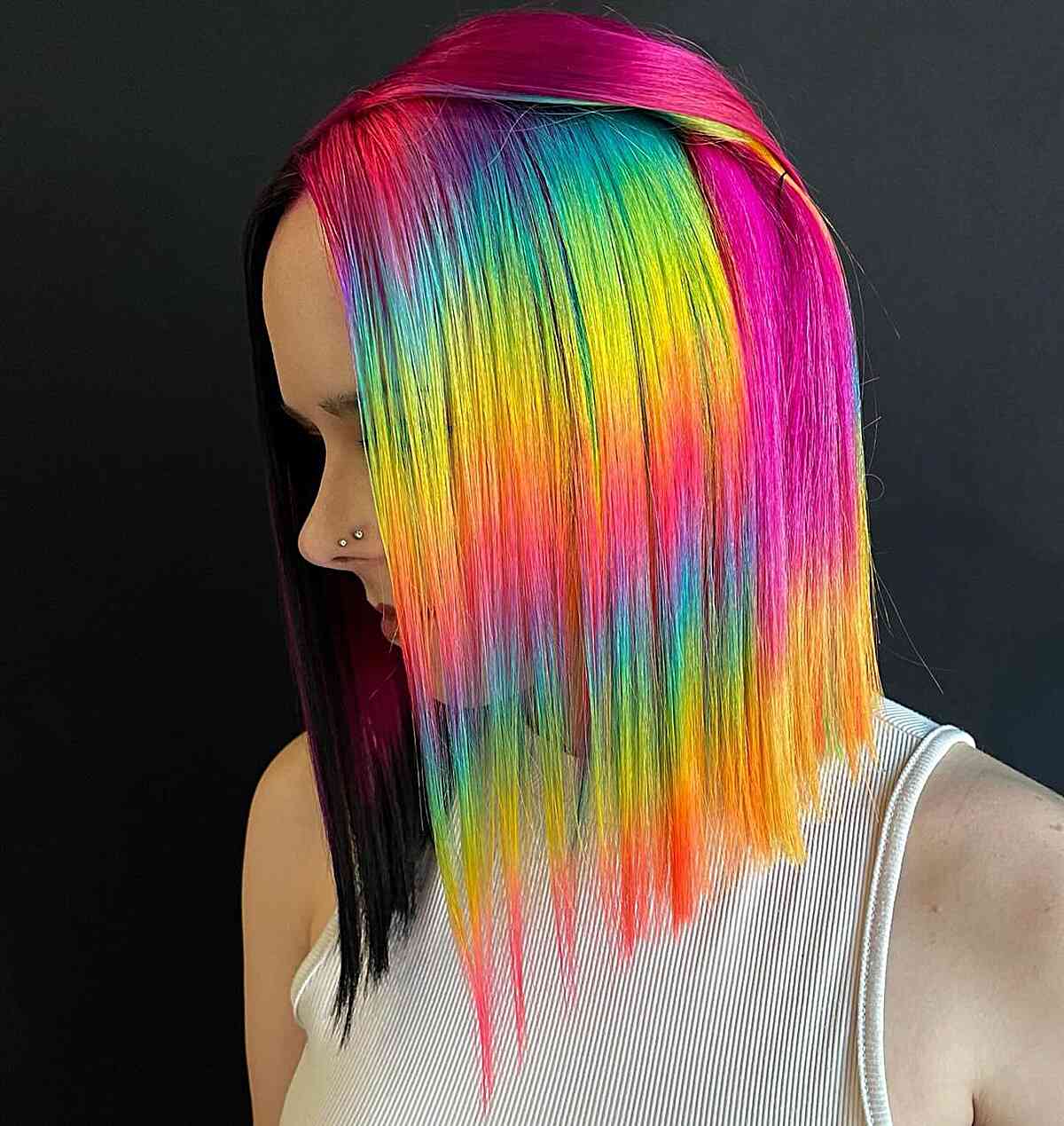 29 Colorful Rainbow Hair Ideas You Need To See