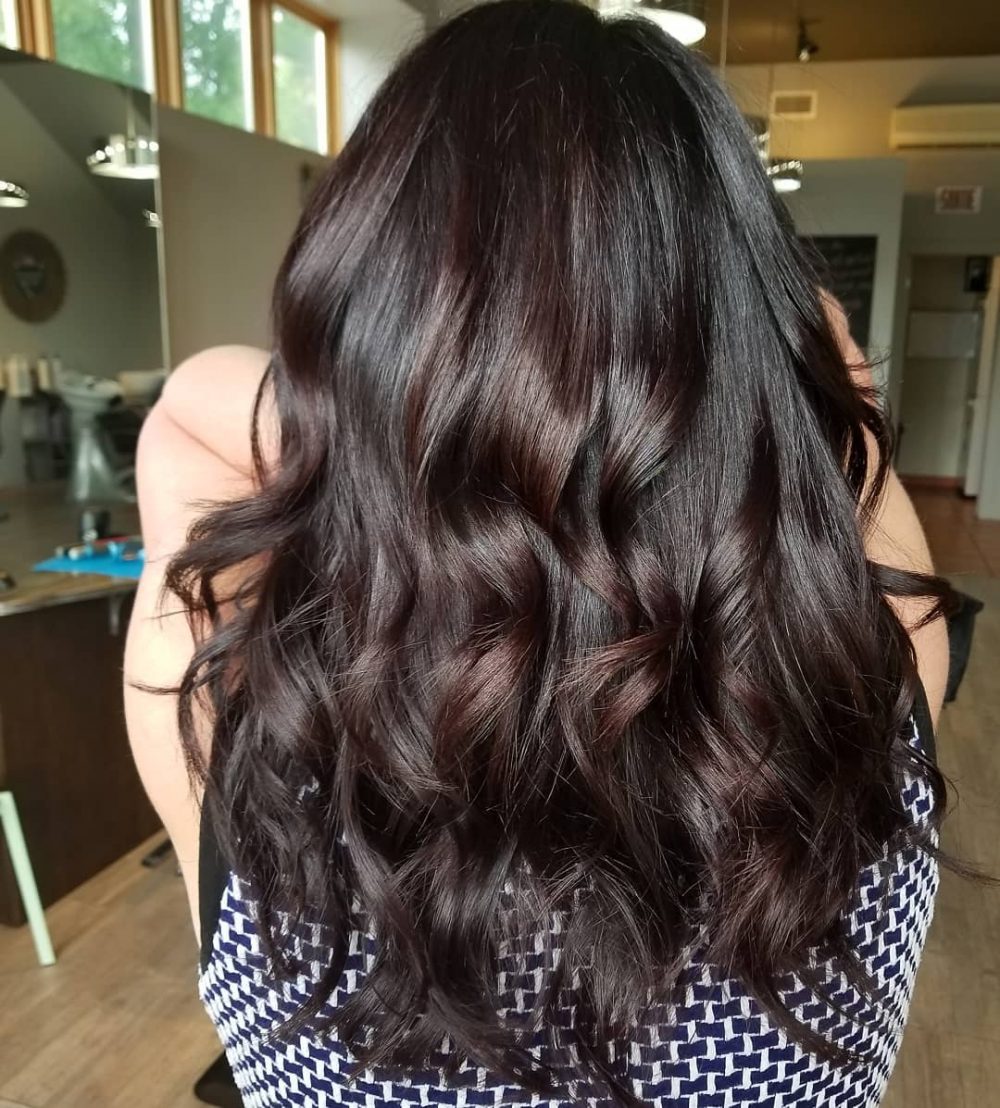 33 Vibrant Dark Hair Colors to Try Right Now