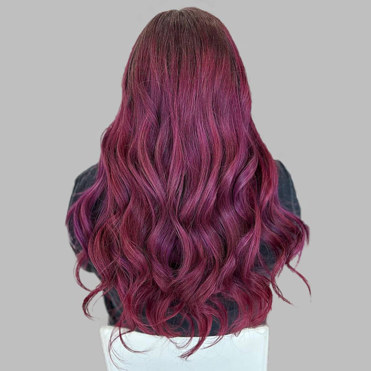 Maroon Purple Hair Color