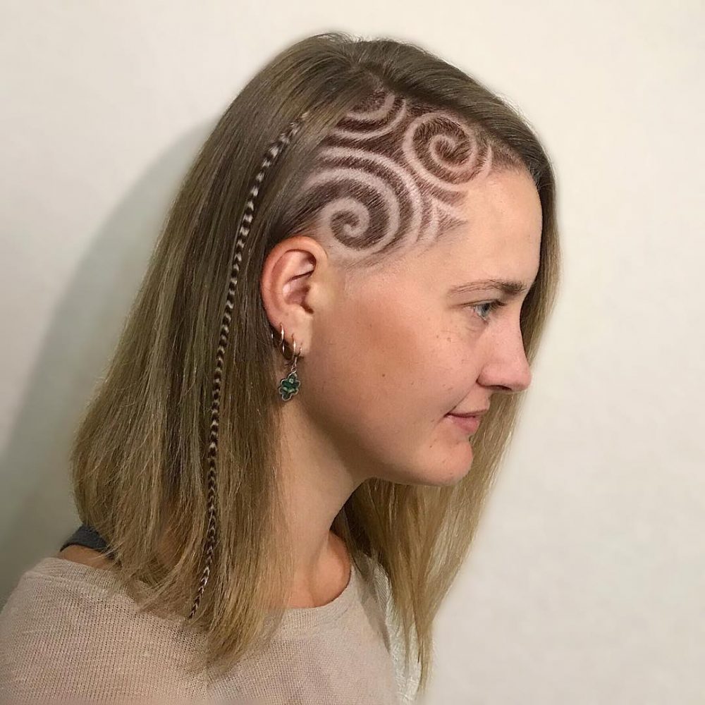 19 Edgy Examples of Hidden Undercut Designs for Women