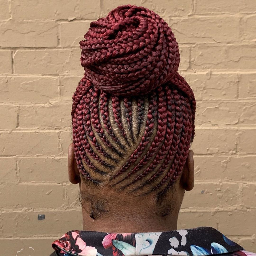 Here are 15 Hot Examples of Red Box Braids