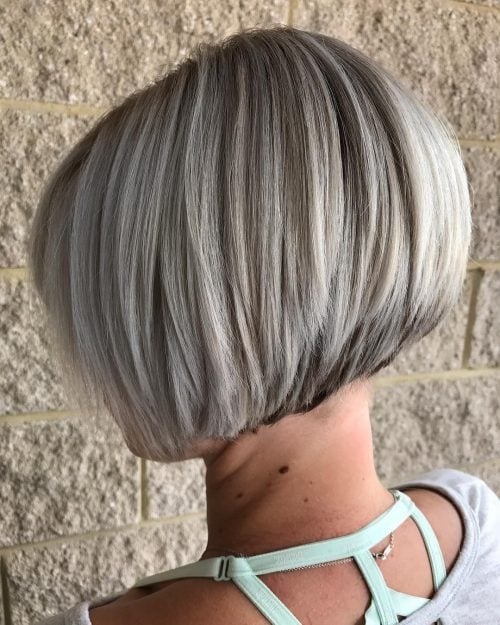 Stacked Diagonal Forward Haircut What Hairstyle Should I Get