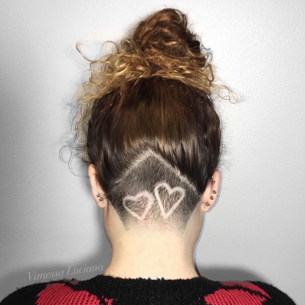 19 Edgy Examples of Hidden Undercut Designs for Women