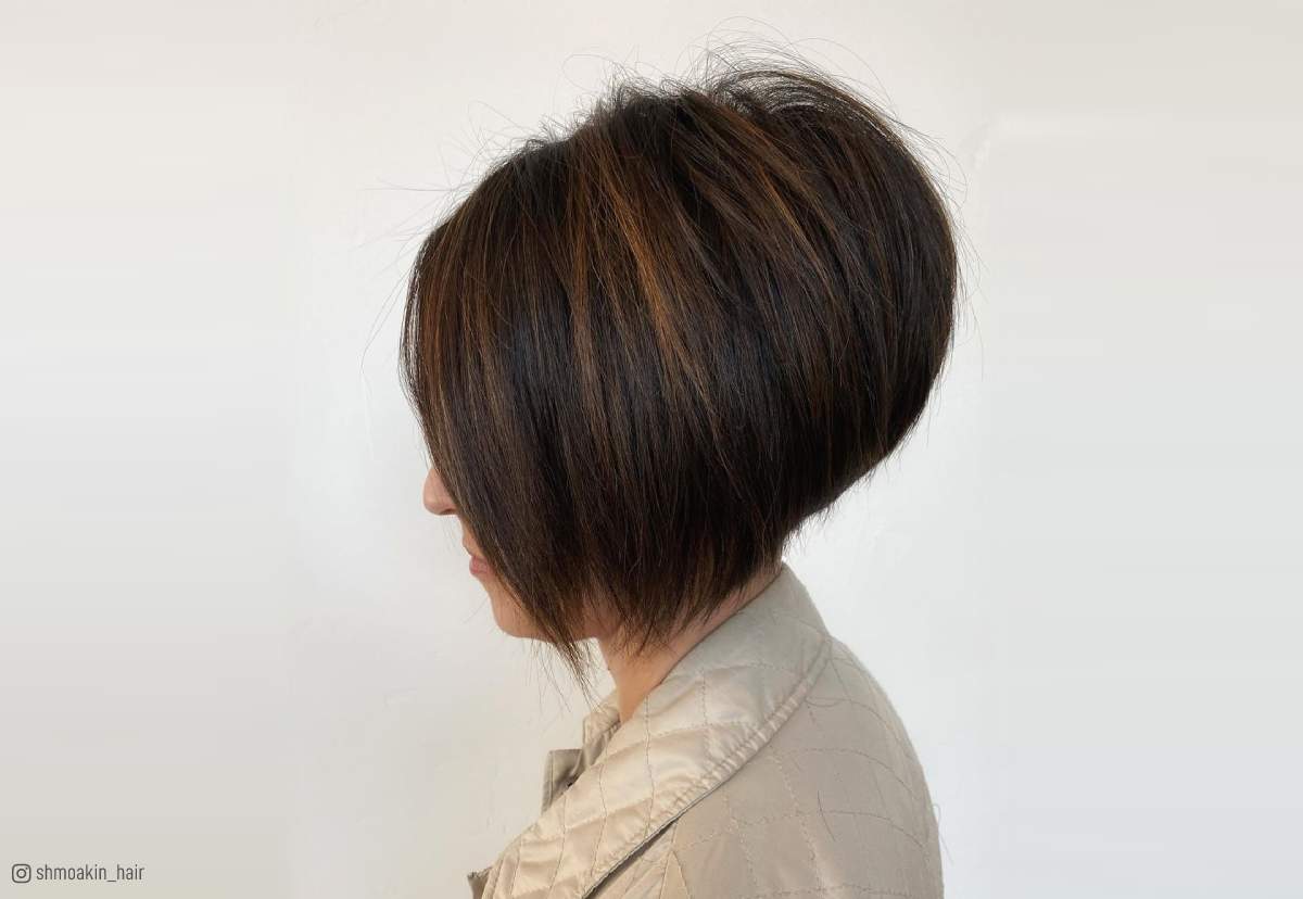 Long Inverted Bob Haircuts Back View