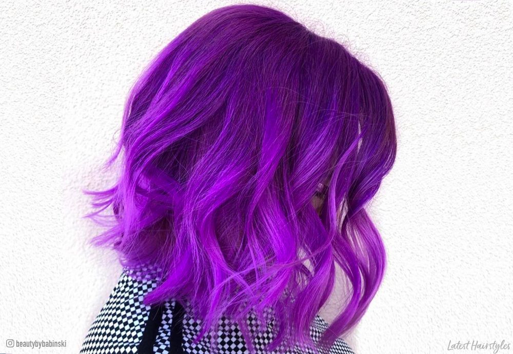 18 Incredible Violet Hair Colors to Inspire You in 2020